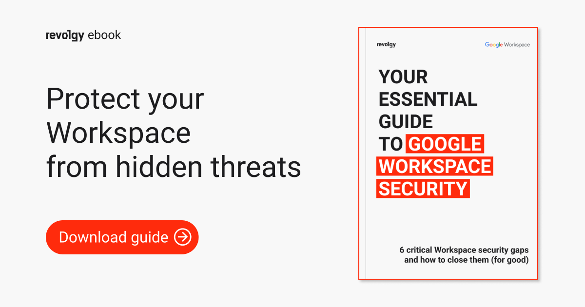 Ebook - Your essential guide to Google Workspace security